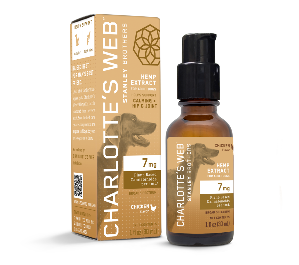 CHARLOTTE’S WEB Premium CBD Pet Oil - 7mg - Chicken Flavor - 30ml-BOGO ...