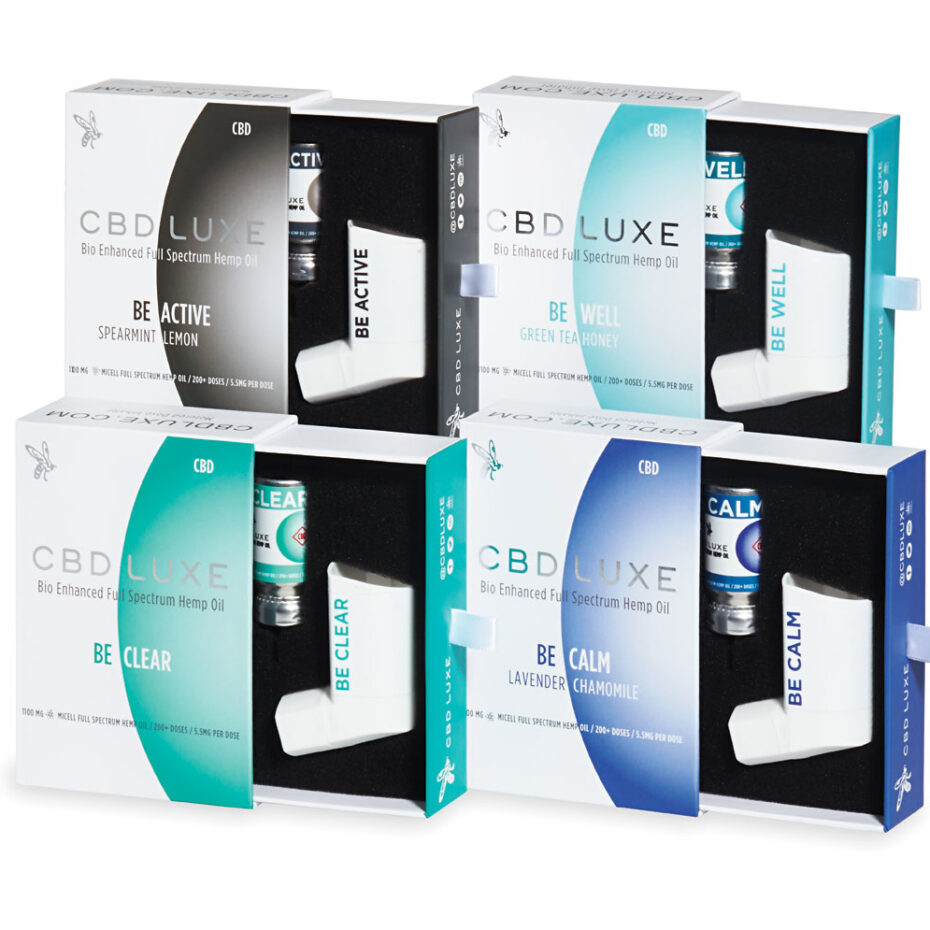 CBD LUXE- 1100mg Organic Inhalers - Cool Blue Distribution