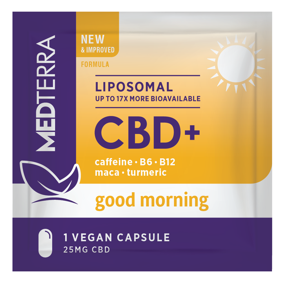 Medterra Liposomal Good Morning Capsule - 25mg - 20pk Gravity Box ...