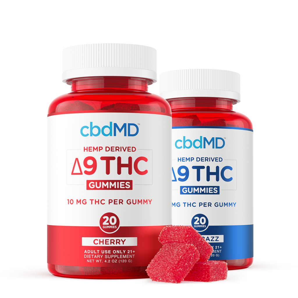 cbdMD Delta 9 Gummies - 20ct - Cool Blue Distribution